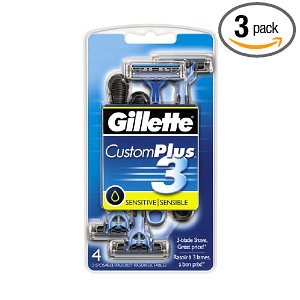 Amazon: Gillete Custom Plus Disposable Razors 3 count (3 packs) $12.94 ...