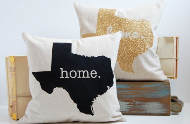 Adorable State "HOME" Pillows $11.95 [Your Choice of 50 States ...